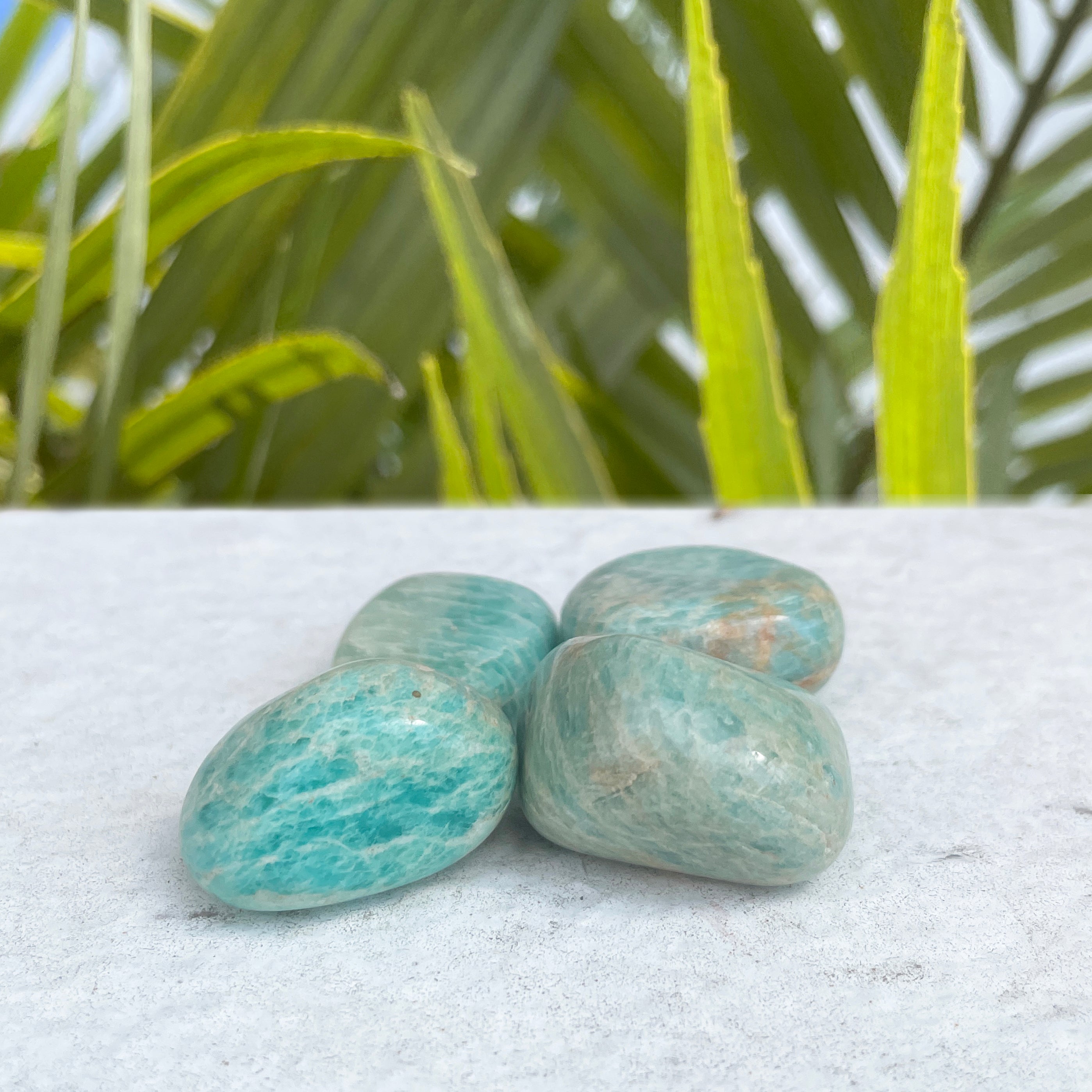 Shop Amazonite Crystals - Soothing Blue-Green Energy Stones | Art By God