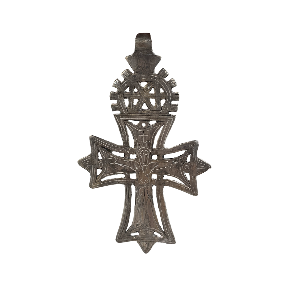 Ethiopian Coptic Cross – Handcrafted Religious Symbol with Intricate ...