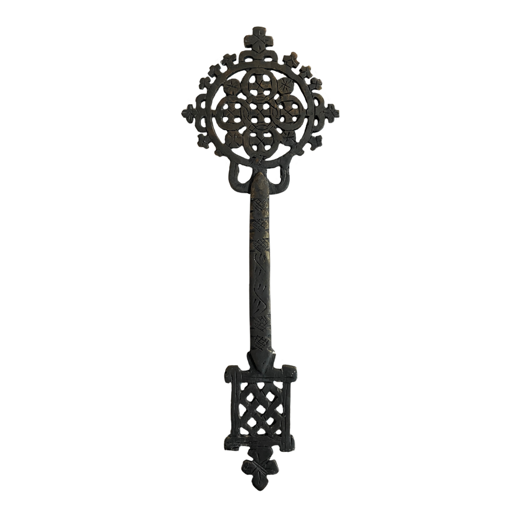 Ethiopian Coptic Cross – Handcrafted Religious Symbol with Intricate ...