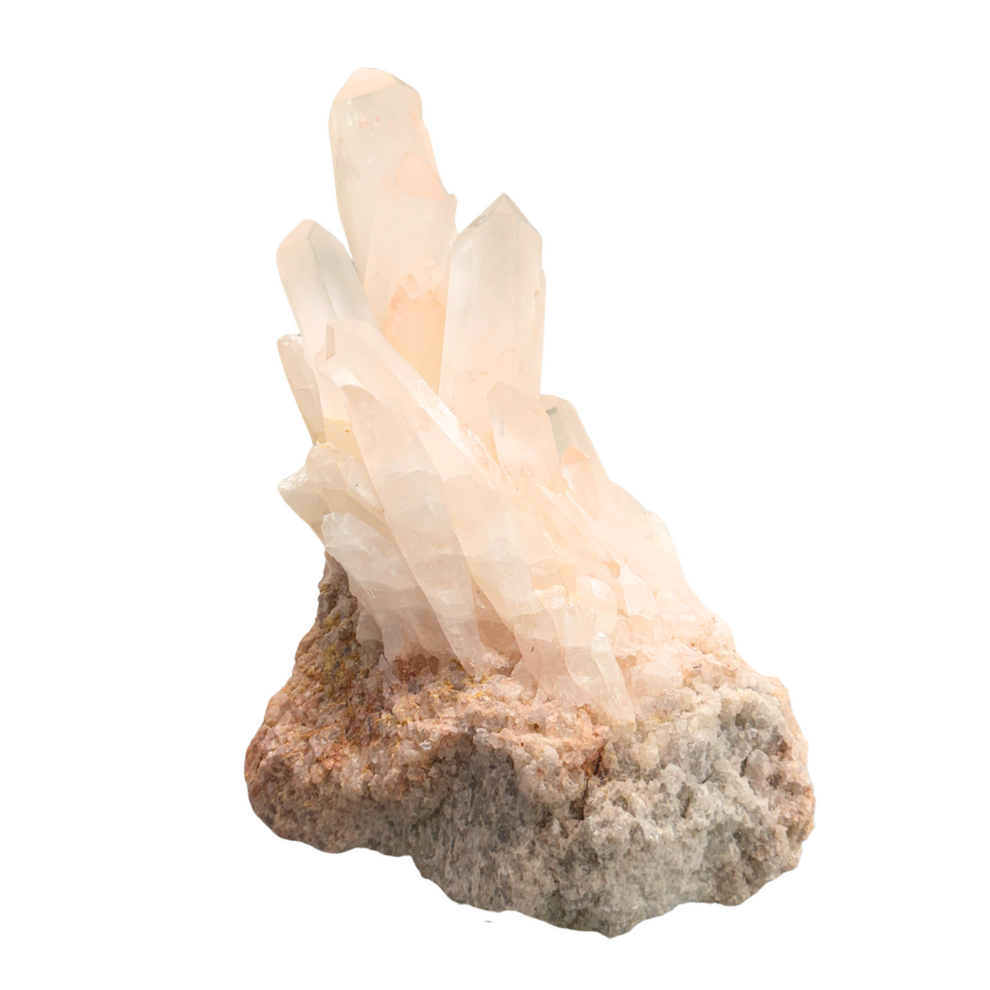Pink Himalayan Quartz Cluster – Natural Healing Crystal Mineral ...